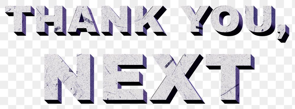 Thank You, Next purple png | Free PNG Sticker - rawpixel