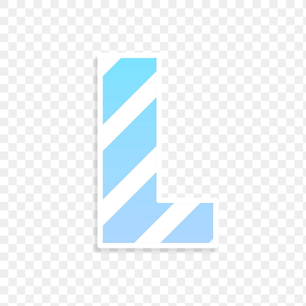 Png letter l pastel gradient | Free PNG Sticker - rawpixel