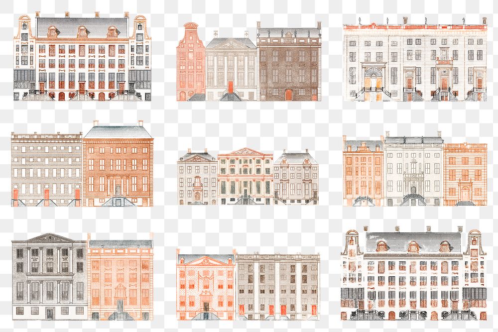 European old building png sticker | Free PNG - rawpixel