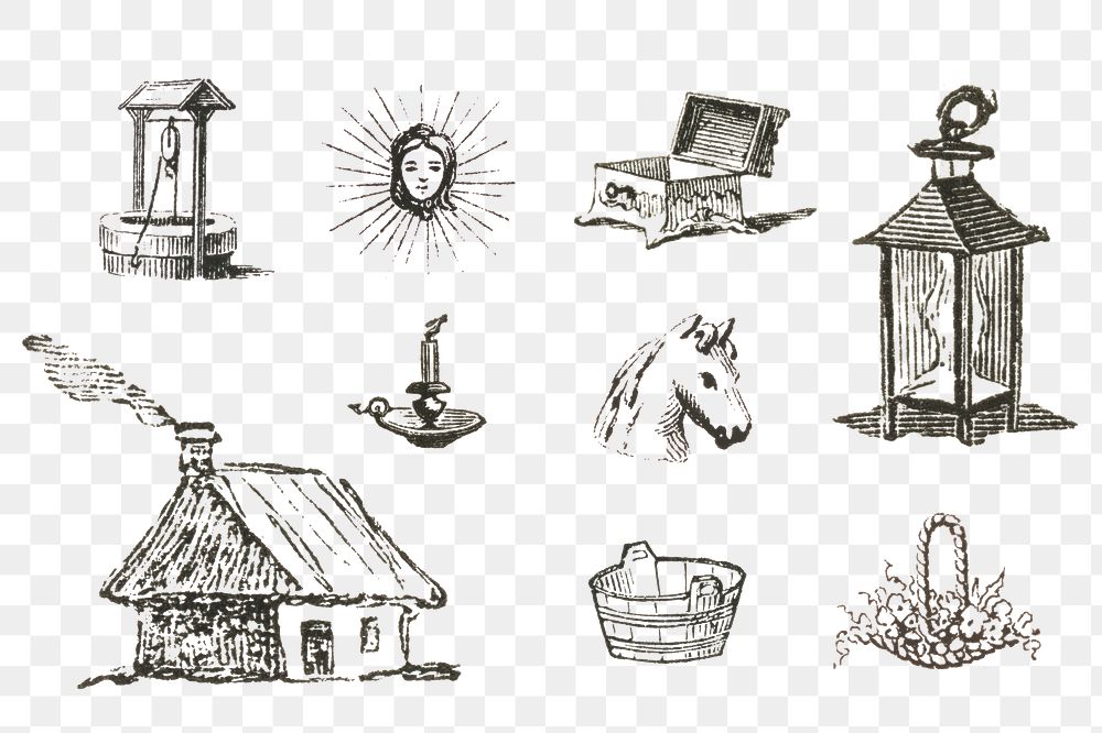 Old png icon hand drawn | Free PNG - rawpixel