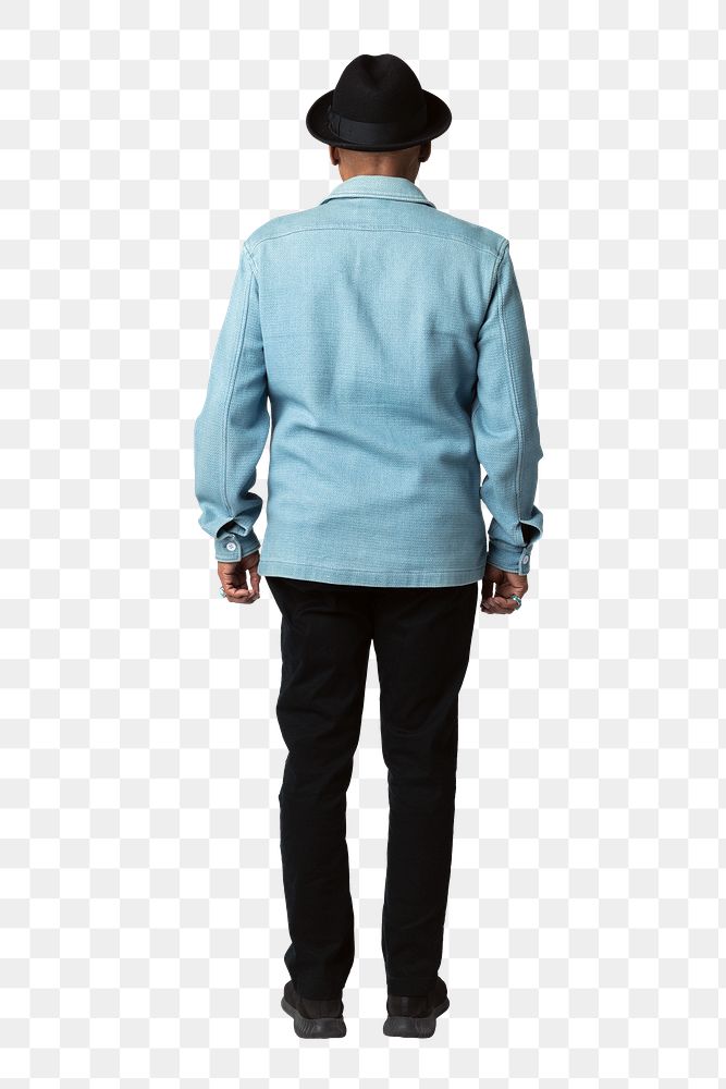 Rear view of a cool | Free PNG Sticker - rawpixel