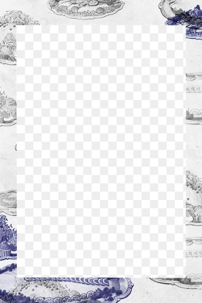 Seafood dishes frame design element | Free PNG - rawpixel