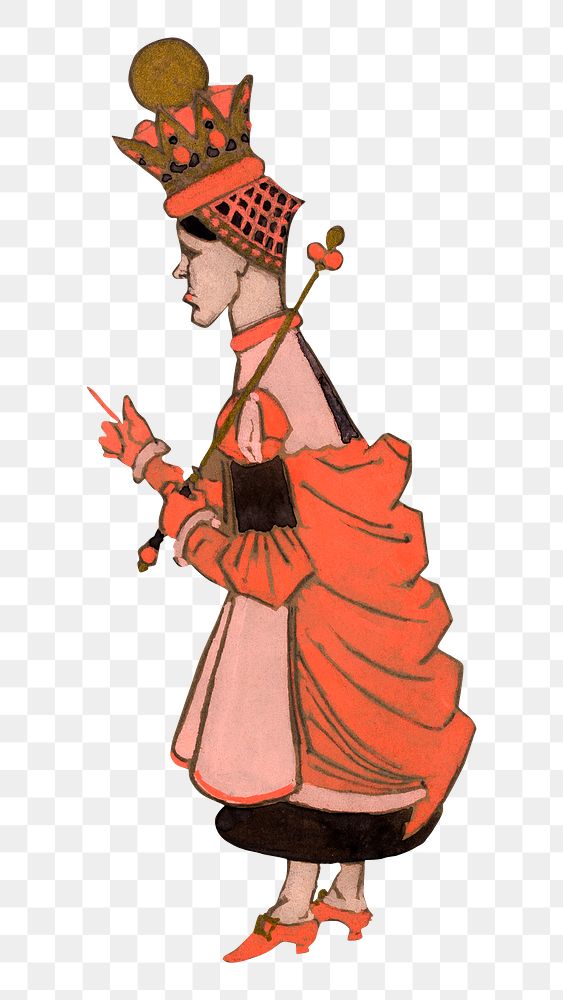 Png Red Queen from Lewis | Free PNG Sticker - rawpixel