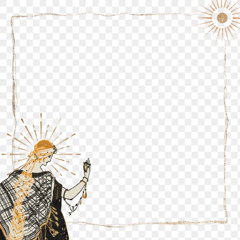 Frame png with women border, | Free PNG - rawpixel