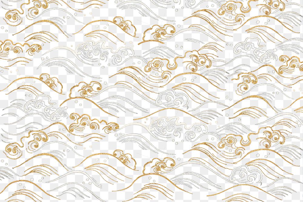 Wave pattern transparent background image, | Premium PNG - rawpixel