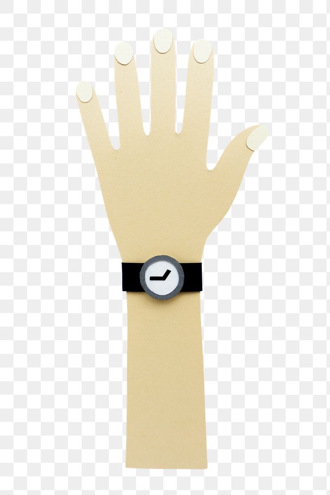 Hand with a wrist watch | Free PNG Sticker - rawpixel