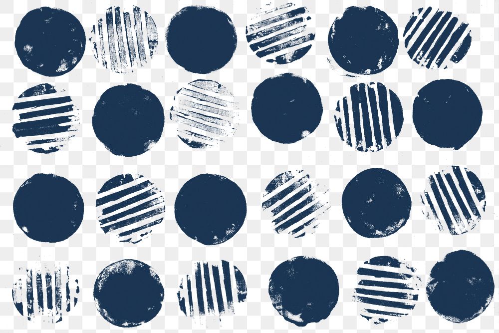 Block print png circle pattern | Premium PNG - rawpixel