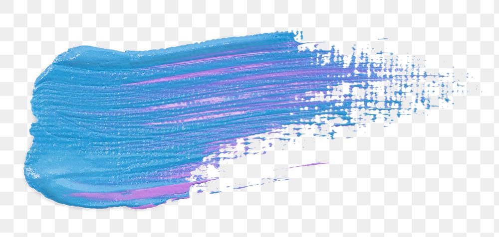 Blue paint smudge textured png | Premium PNG Sticker - rawpixel