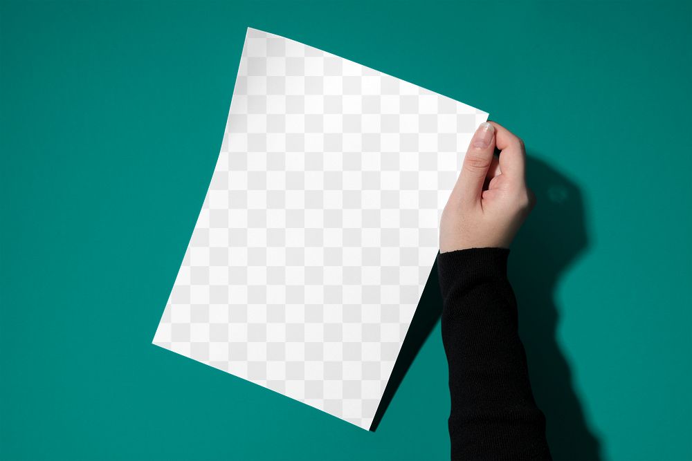 Paper png, flat lay mockup, | Premium PNG - rawpixel