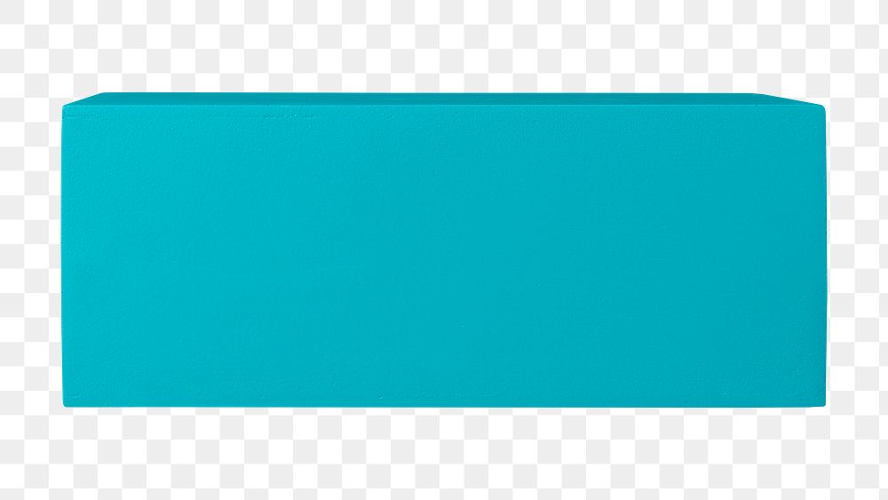 Turquoise rectangle png, geometric shape | Premium PNG Sticker - rawpixel