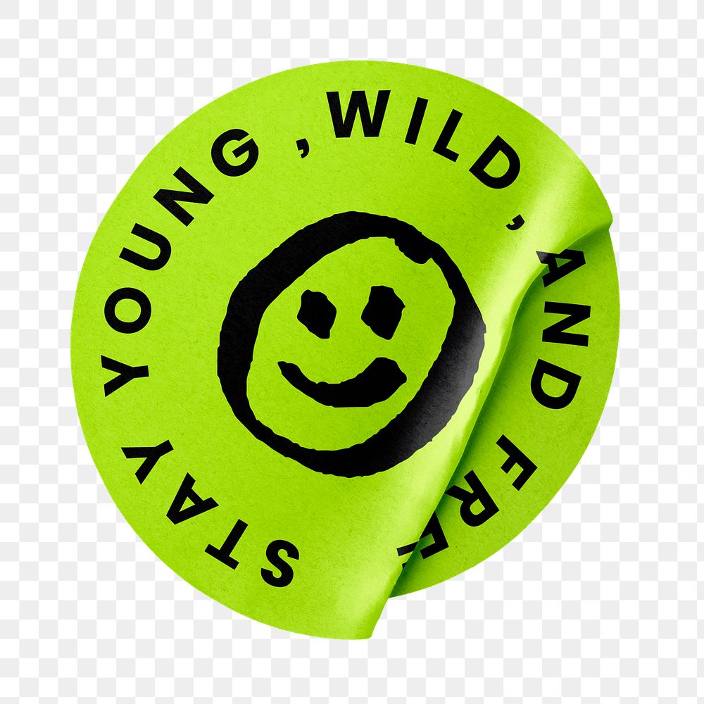 Neon green sticker png, old | Premium PNG Sticker - rawpixel