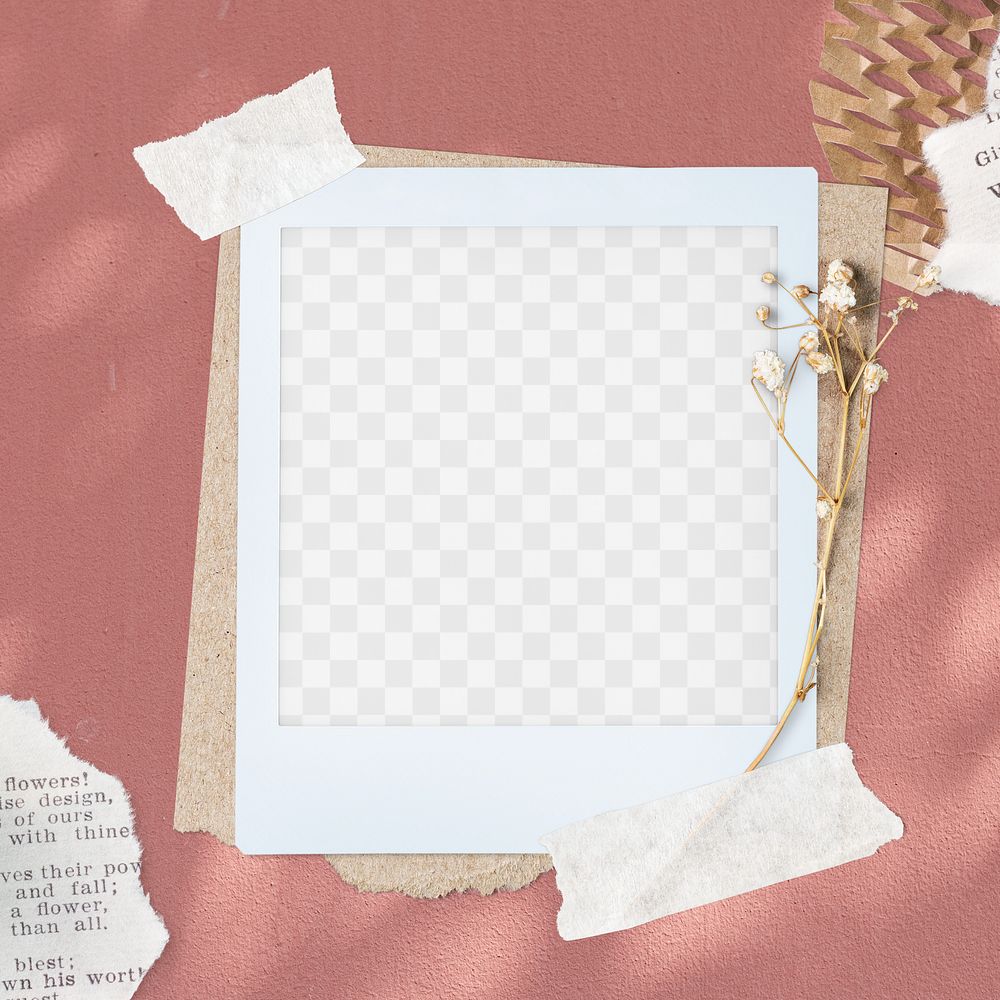 Instant Photo Png Frame Mockup Premium PNG Rawpixel