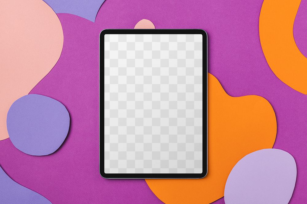 Tablet screen png mockup, transparent | Premium PNG - rawpixel