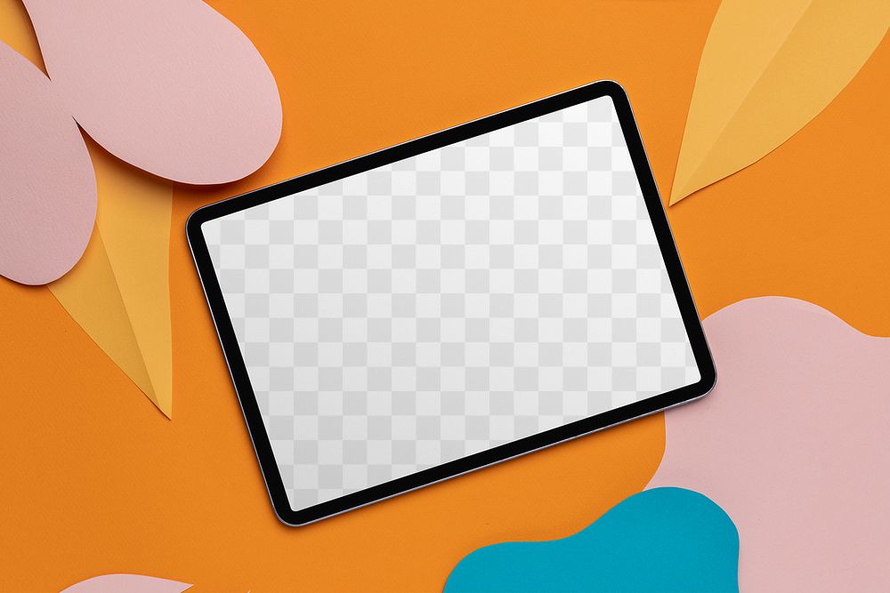 Tablet screen png mockup, transparent | Premium PNG - rawpixel