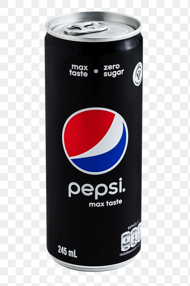Cold Pepsi max taste in a can. | Free PNG Sticker - rawpixel