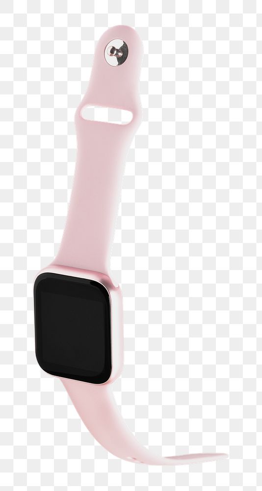 Light pink smartwatch design element | Free PNG Sticker - rawpixel