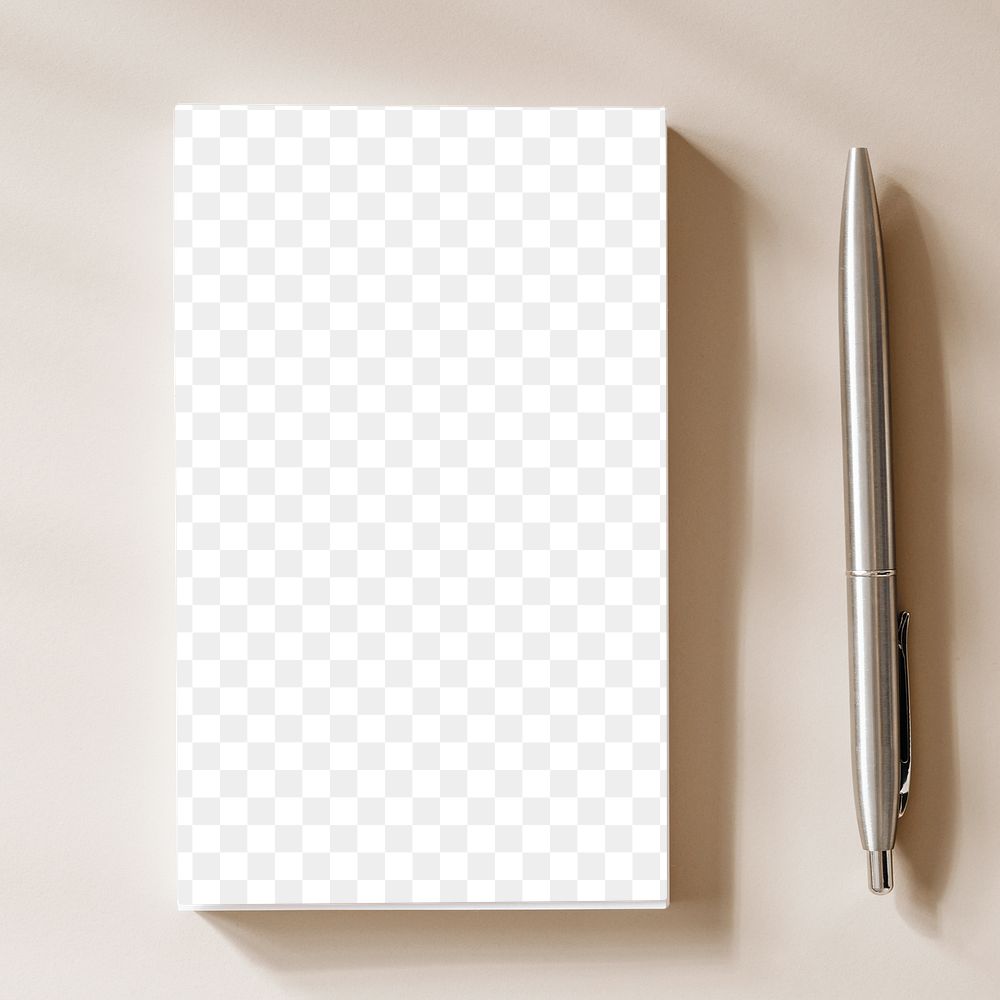 White notebook and pen set | Premium PNG - rawpixel