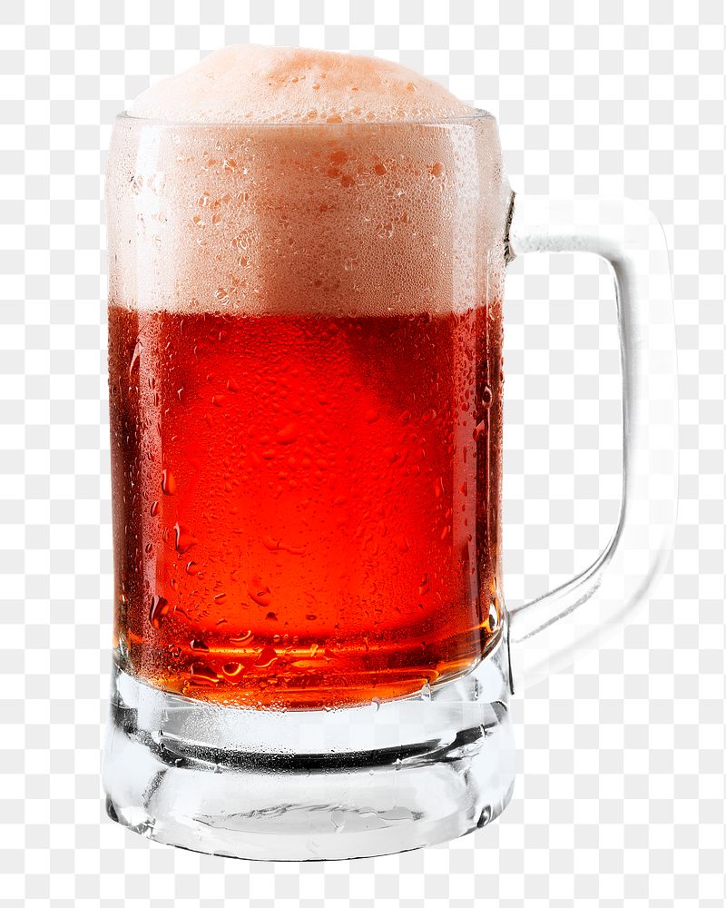 Draught beer png in mug | Free PNG Sticker - rawpixel