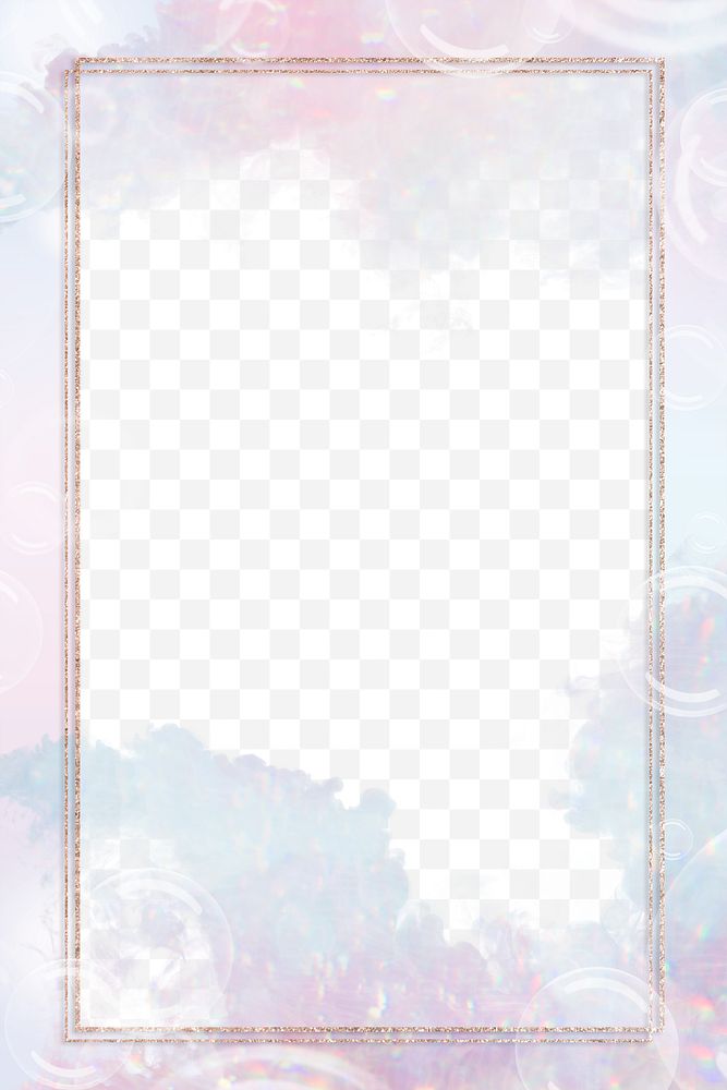 Glittery rectangle frame on a pastel | Premium PNG - rawpixel