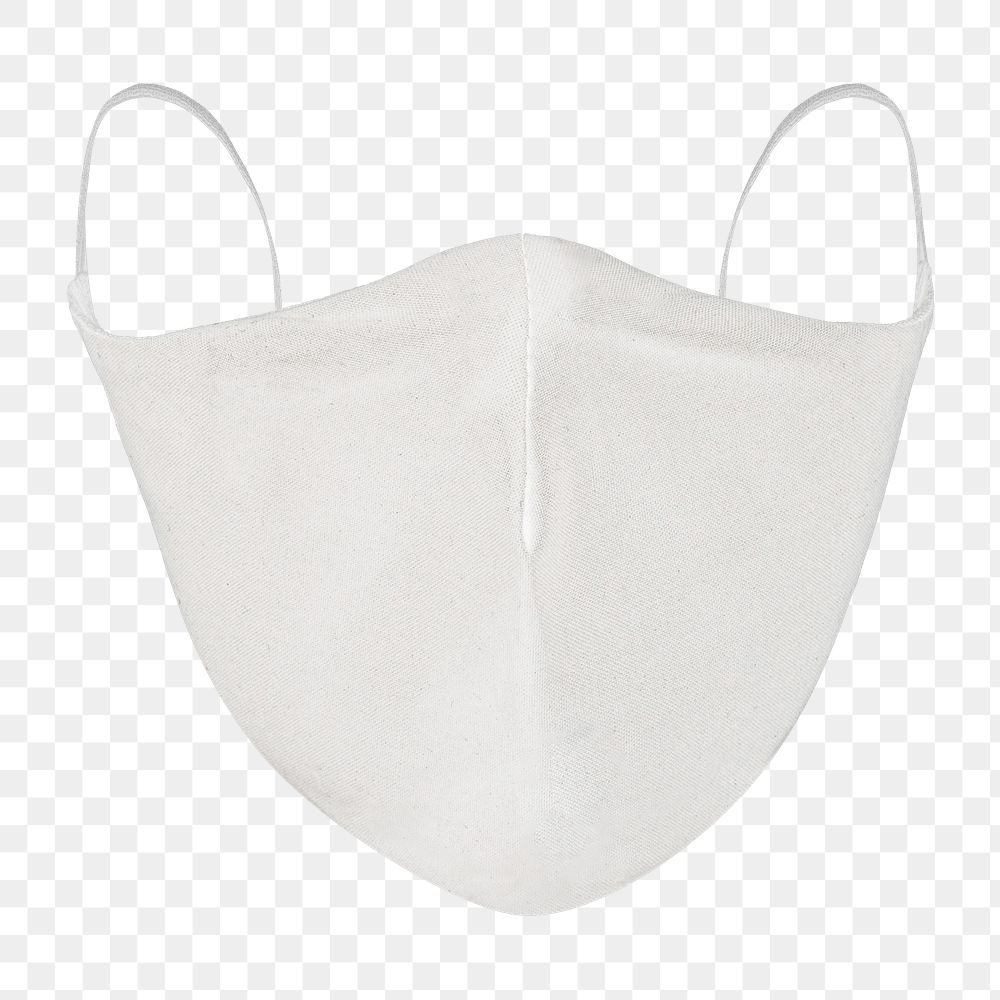White protective cloth mask design | Free PNG Sticker - rawpixel