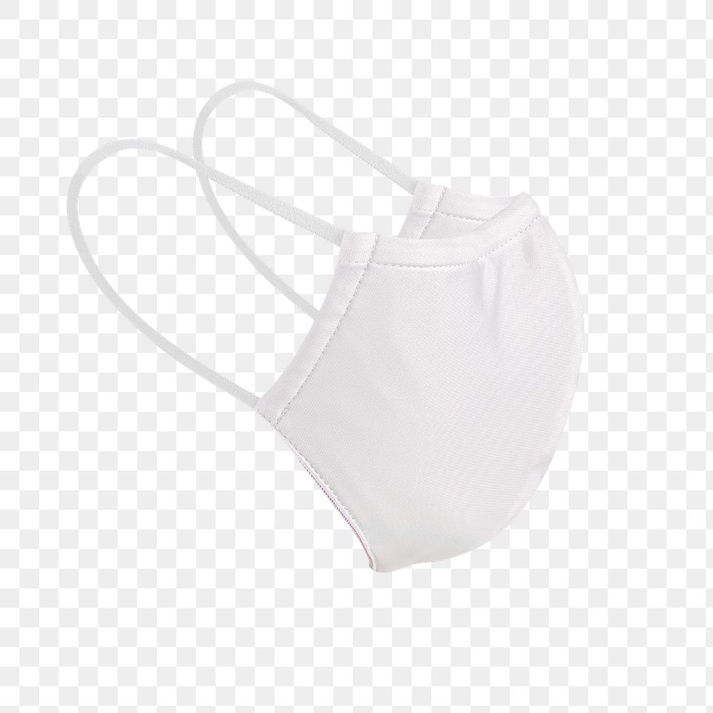 White protective cloth mask design | Free PNG Sticker - rawpixel