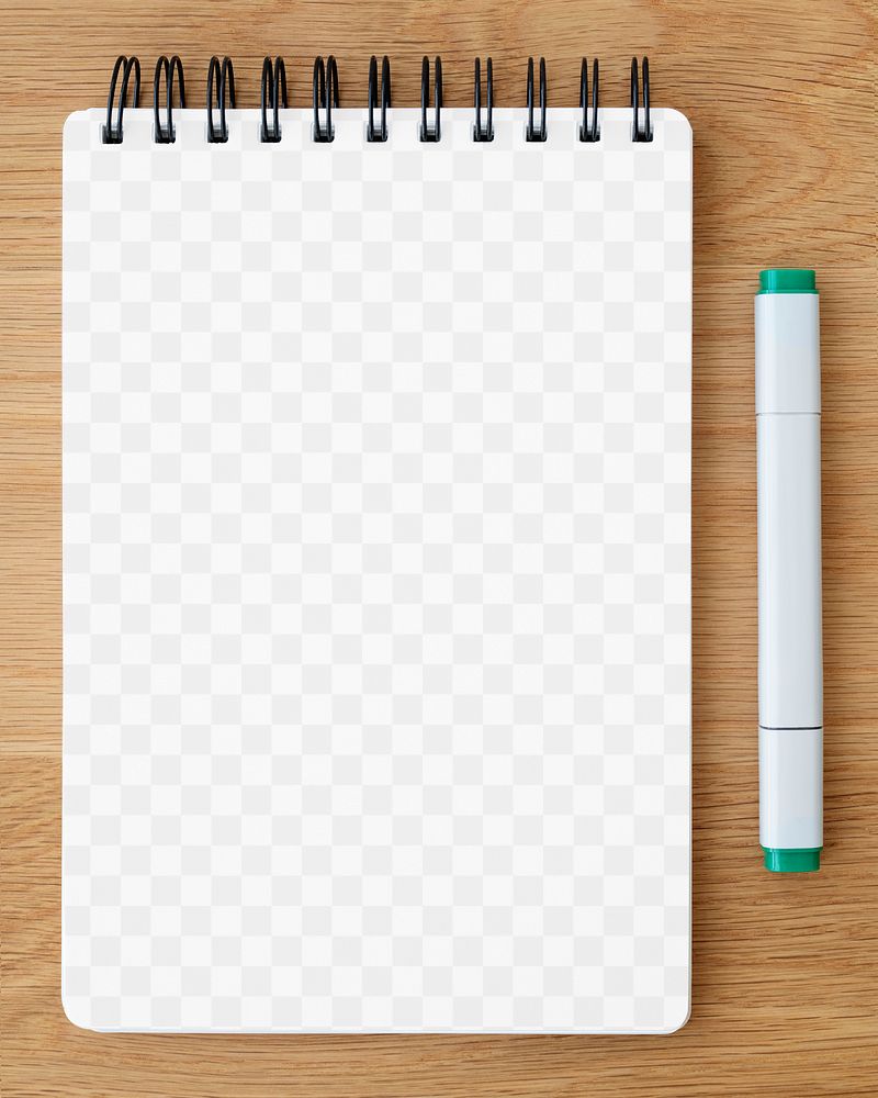 Blank plain white notebook page | Free PNG Mockup - rawpixel