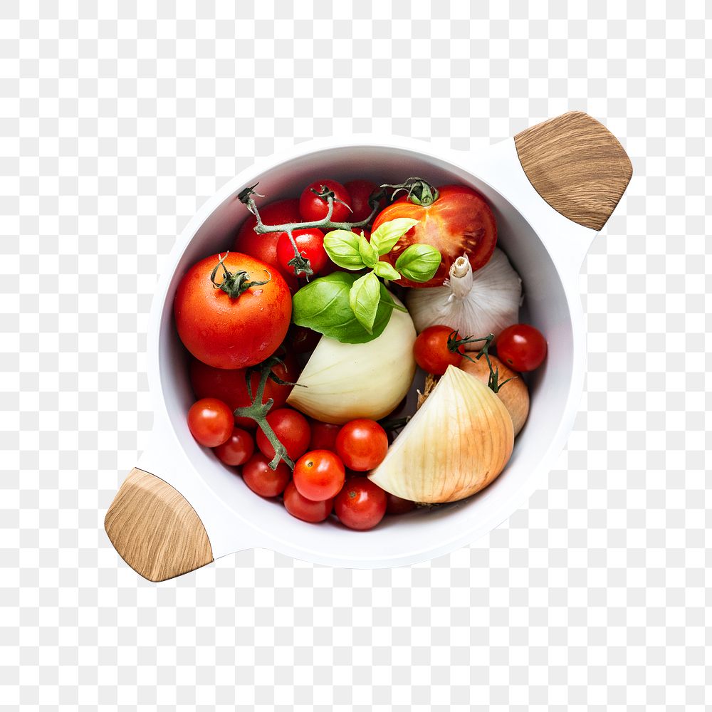 Png mixed vegetables in a pot | Premium PNG Sticker - rawpixel