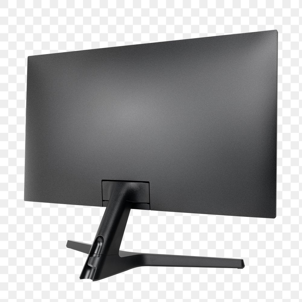 Computer back view png mockup | Free PNG Sticker - rawpixel