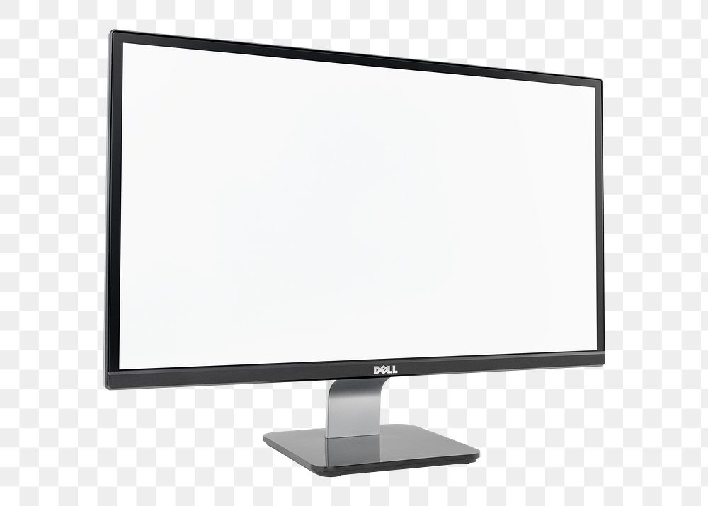 Dell computer monitor png mockup. | Free PNG Sticker - rawpixel