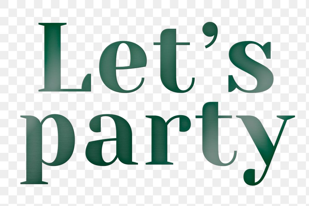 Png let's party sticker typography | Free PNG Sticker - rawpixel