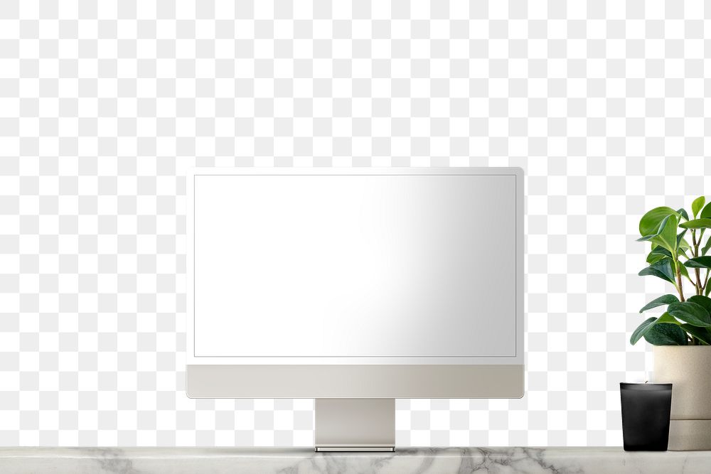 Desktop screen png, blank design | Free PNG - rawpixel