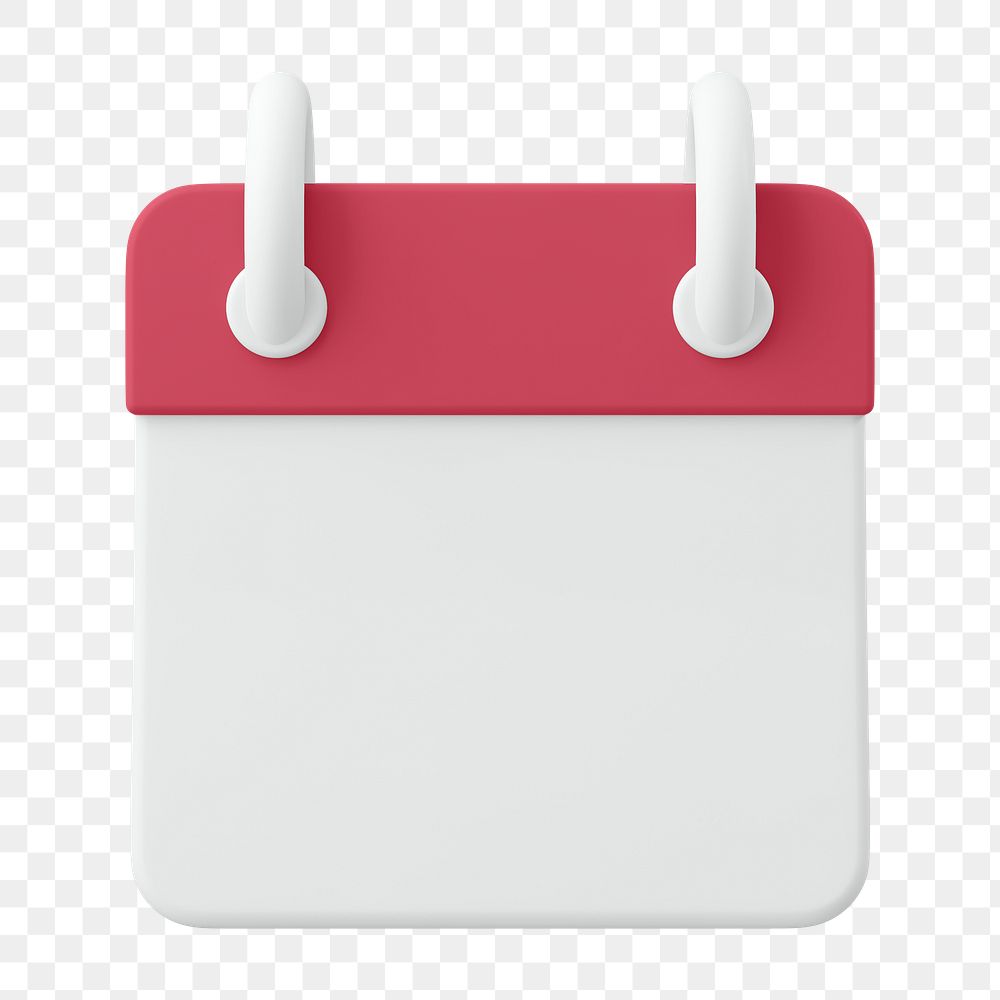 Calendar png clipart, 3D business | Premium PNG Sticker - rawpixel