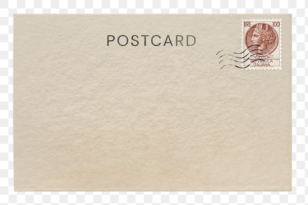 Old postcard png sticker from Italy, | Premium PNG - rawpixel