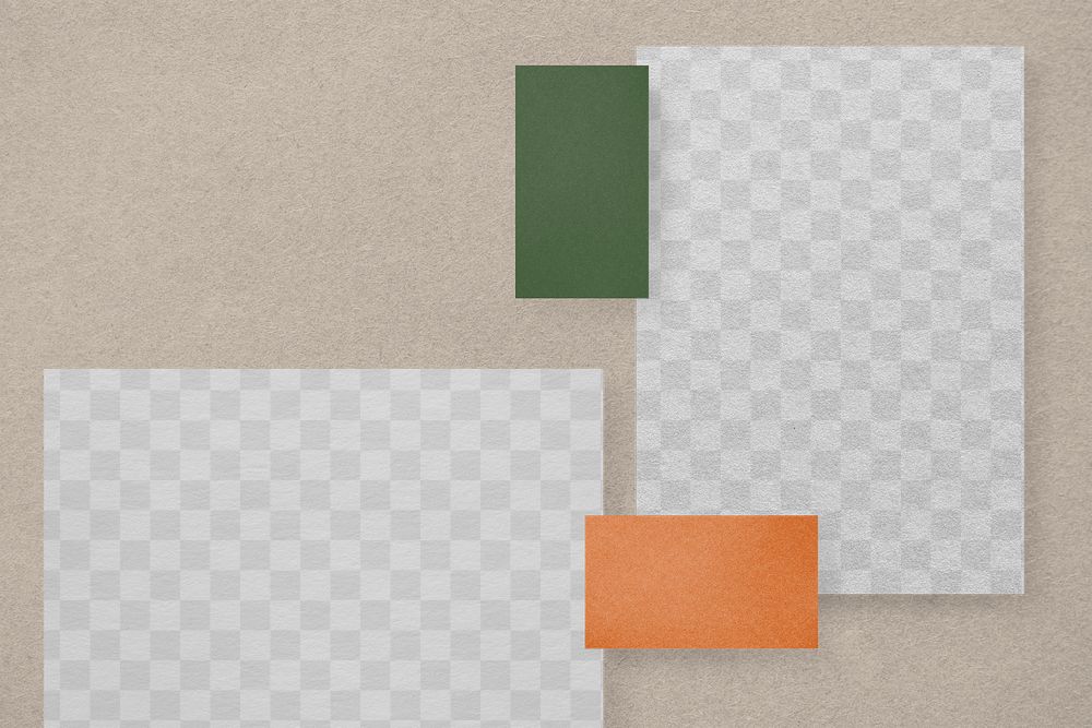 Paper mockup png, transparent flat | Premium PNG - rawpixel