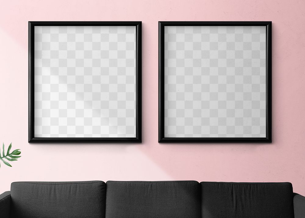 Black picture frame png mockup | Free PNG - rawpixel