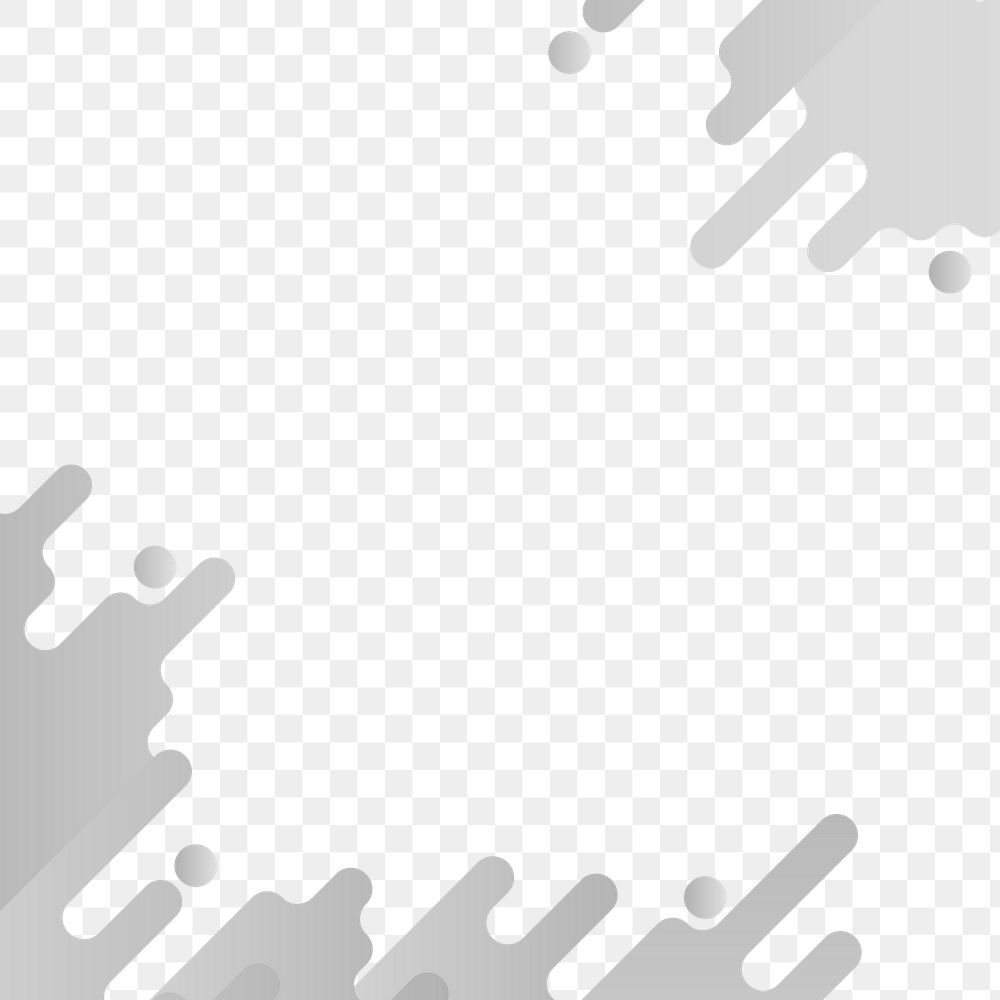 Gray fluid background frame background | Free PNG - rawpixel