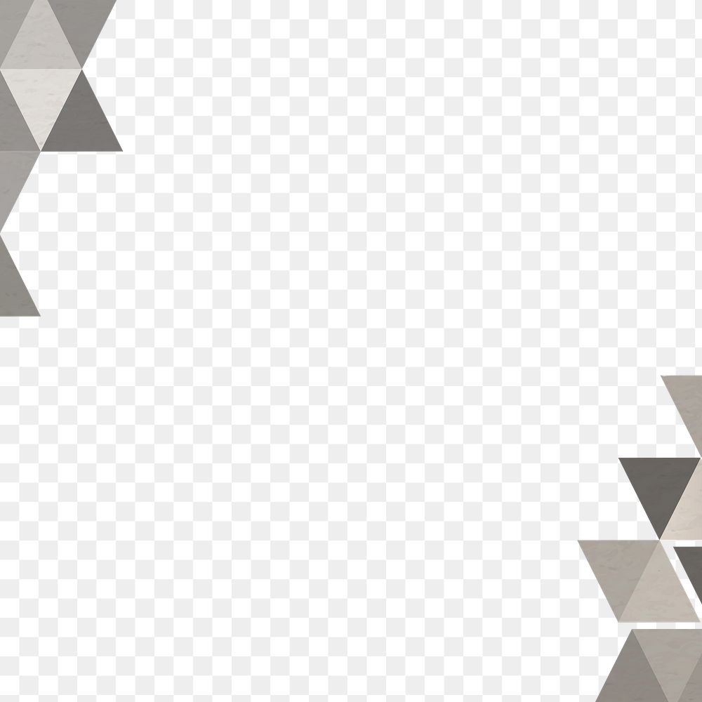 Gray geometric template design element | Free PNG - rawpixel