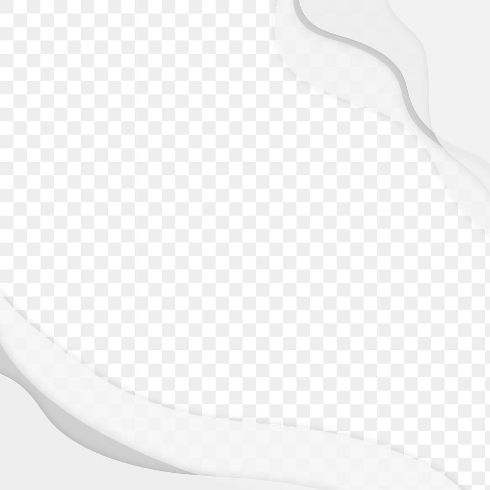 Gray curve frame template design | Free PNG - rawpixel