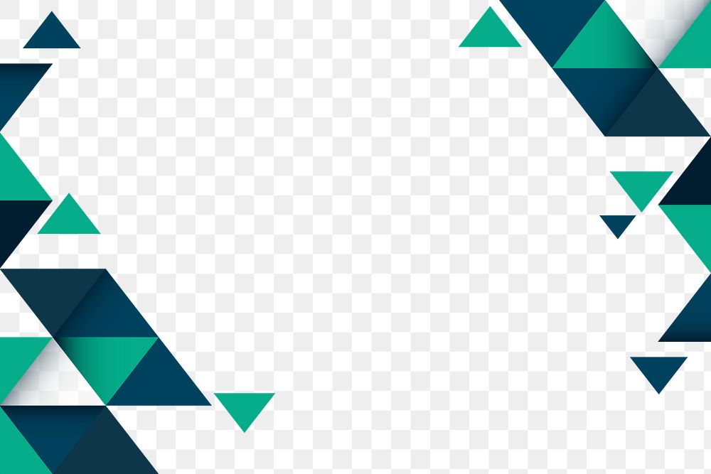 Green and blue triangle pattern | Premium PNG - rawpixel