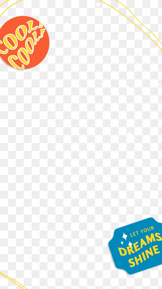 Png word sticker corner frame | Free PNG - rawpixel