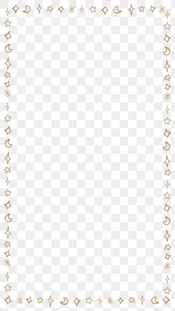 Moon and stars frame design | Free PNG - rawpixel