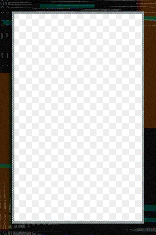 Rectangle frame png glitch effect | Free PNG - rawpixel