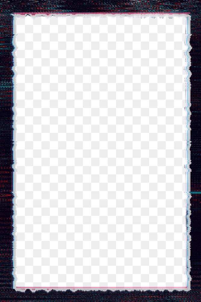 Rectangle frame png glitch effect | Free PNG - rawpixel