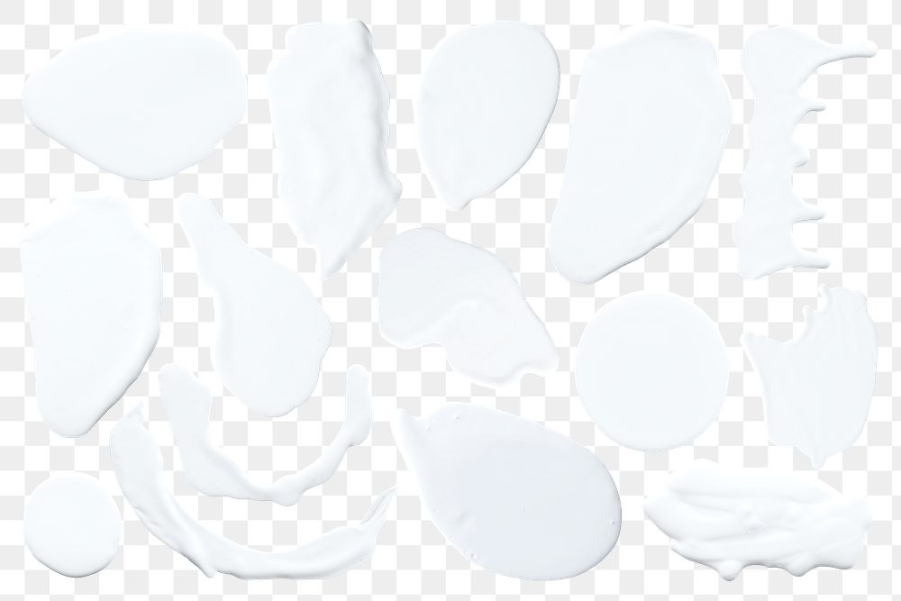 White color smear element png | Free PNG - rawpixel