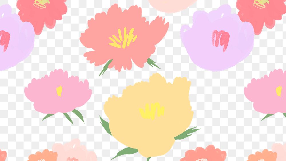 Floral pattern background png hand | Free PNG - rawpixel