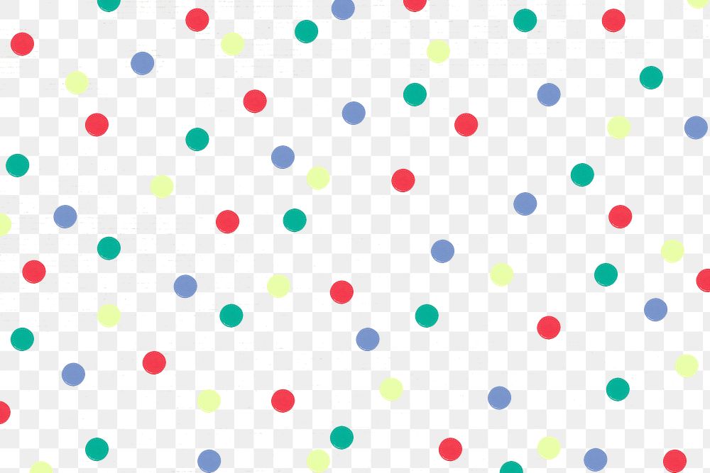 Polka dot colorful png artsy | Premium PNG - rawpixel