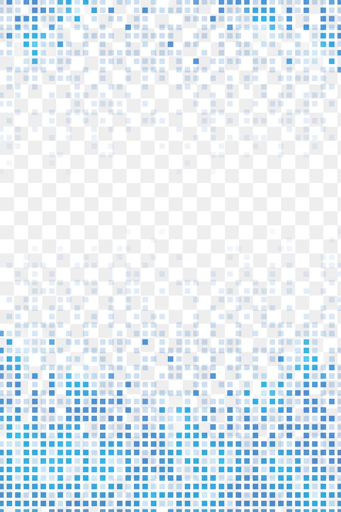 Blue border png abstract pixel | Premium PNG - rawpixel
