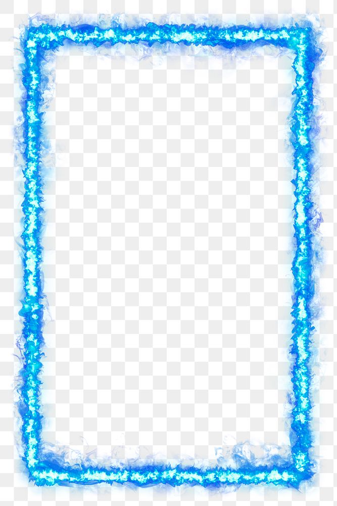 Png blue rectangle fire frame | Free PNG - rawpixel