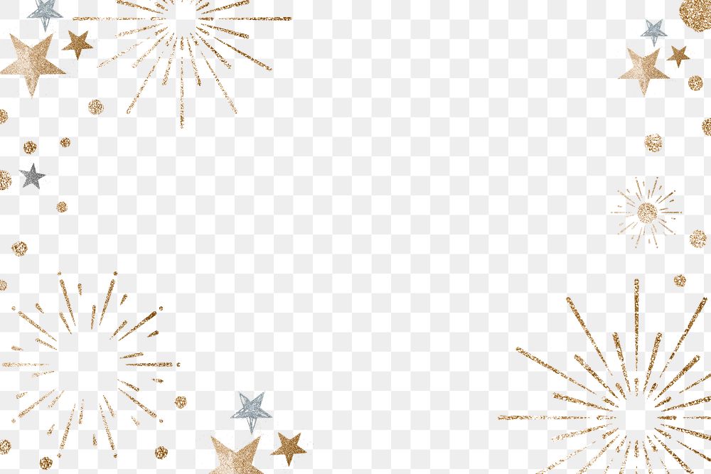 Glittery firework frame png transparent | Premium PNG - rawpixel
