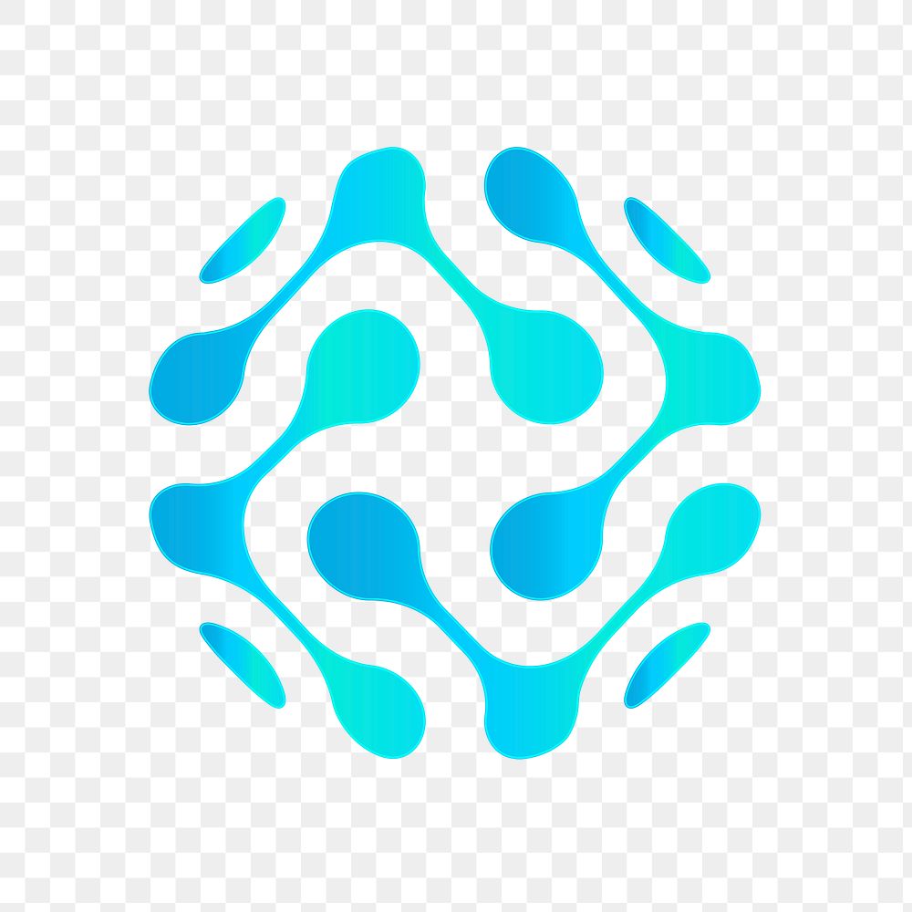 Technology logo png with abstract | Free PNG Sticker - rawpixel